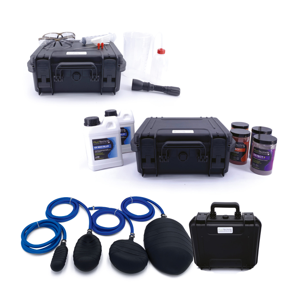 Leak detection and tracing kits 4 COLORS + 2 COLORLESS + 4 BALLONS ...